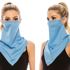 Breathable Neck Gaiter for Men Women | Bandana Face Mask | Mesh Face ...