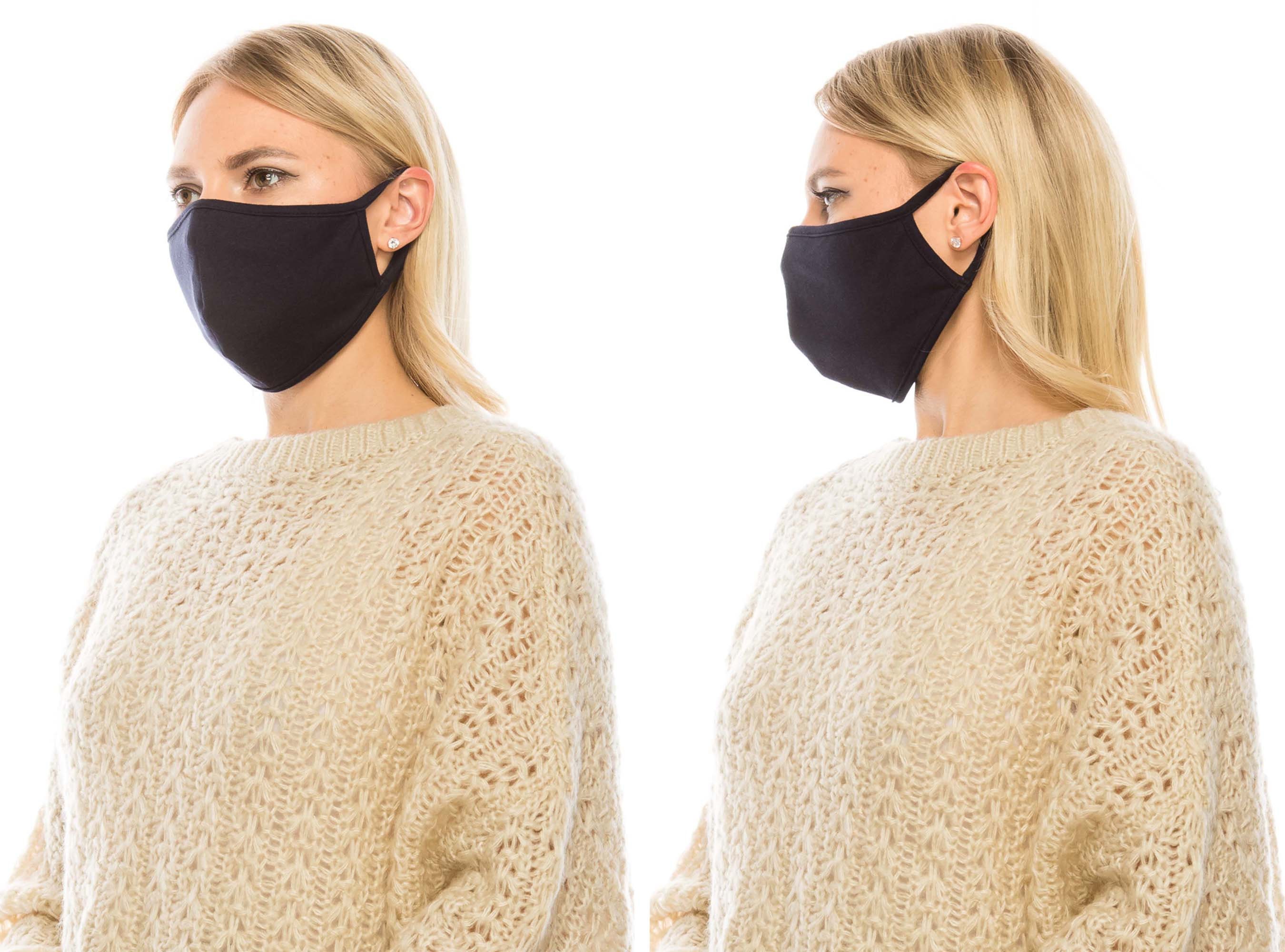 Cotton Face Mask for Men Women Double Layer Cloth Face Cover | Etsy