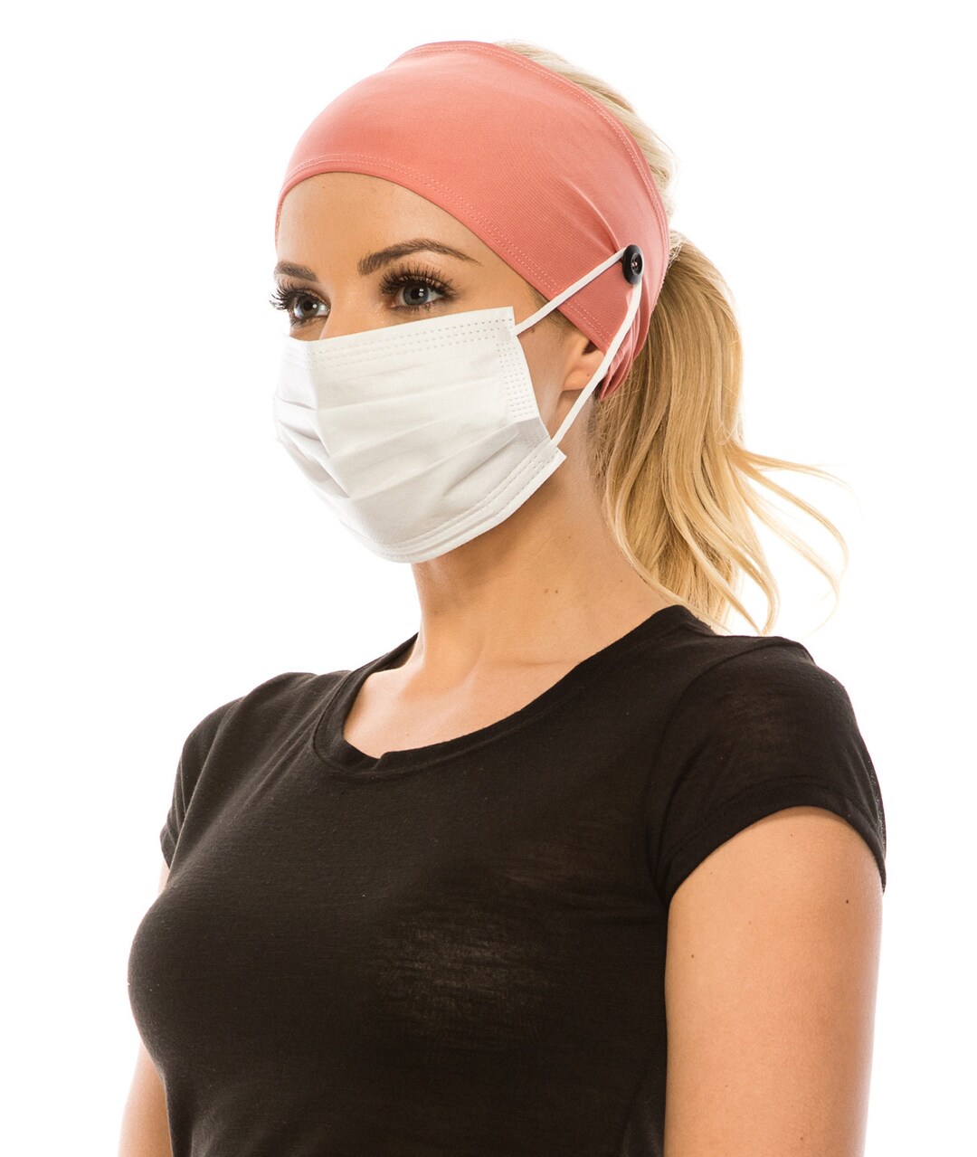 Headband With Buttons | Face Mask Ear Saver | Healthcare Nurse Headband ...