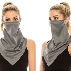 Breathable Neck Gaiter for Men Women | Bandana Face Mask | Mesh Face ...