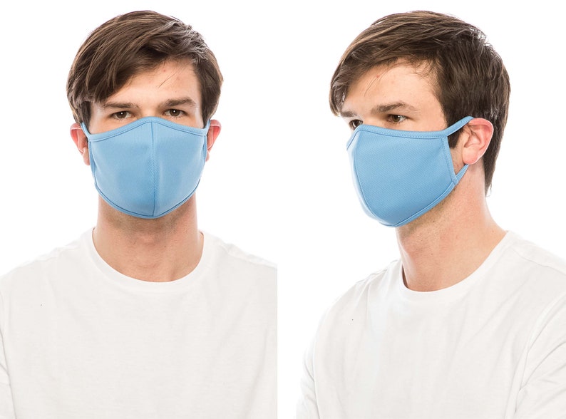 Triple Layer Mesh Face Mask for Men Women Breathable Mask - Etsy