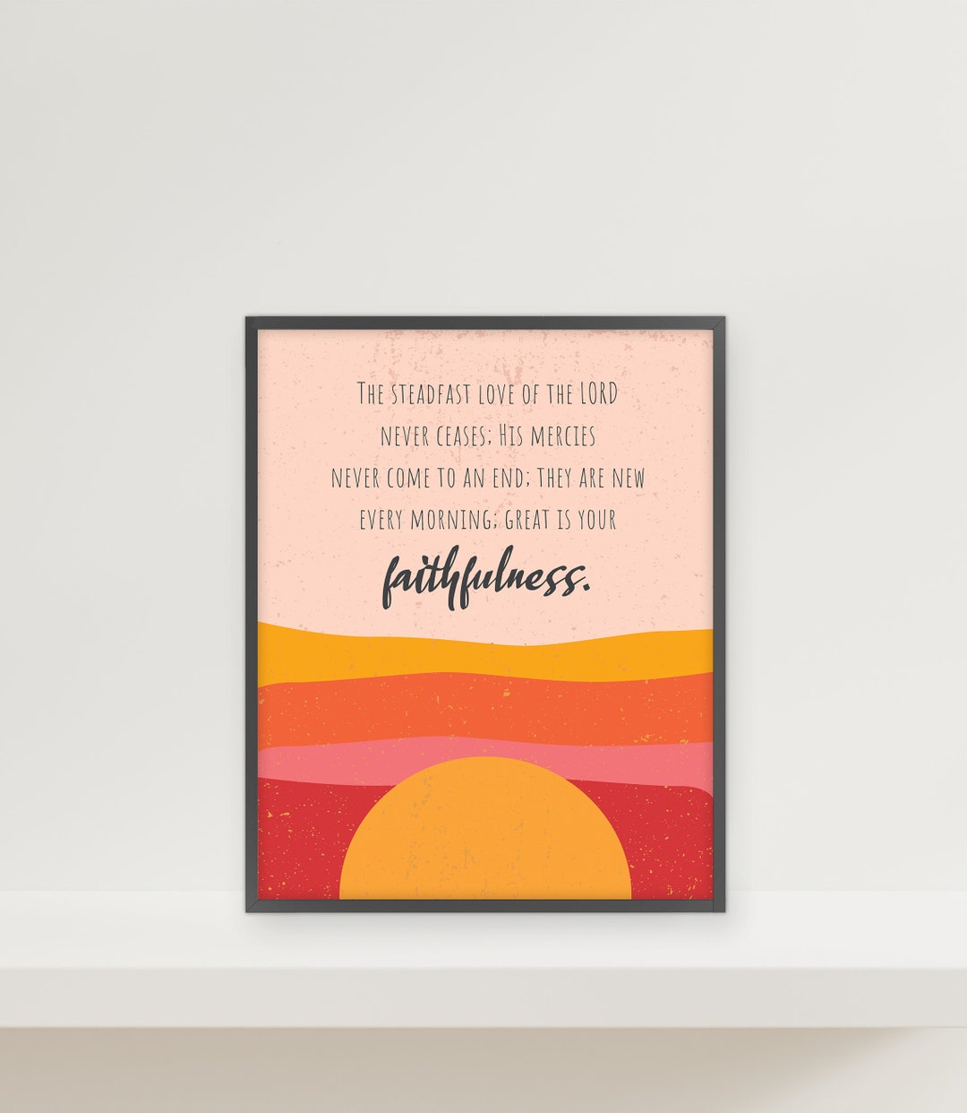 Great is Your Faithfulness | Print | Wall Art, Bible Verse ...