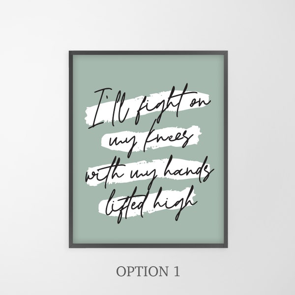 When I Fight, I Fight on My Knees Shirt - Etsy