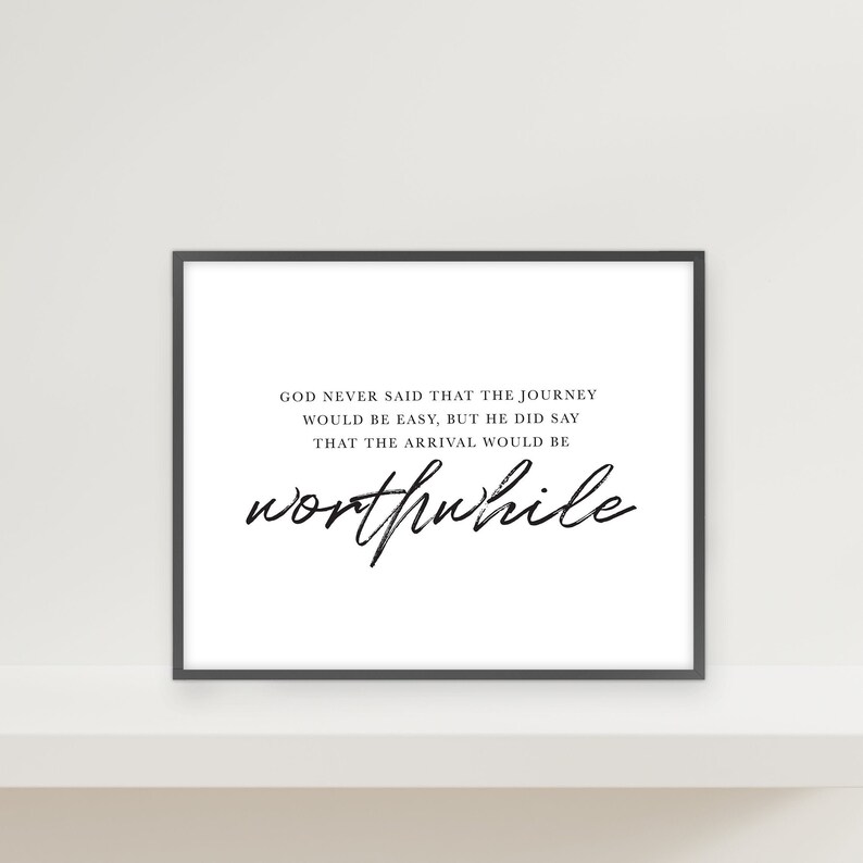 Max Lucado Quote | Arrival Would Be Worthwhile | Print | Wall Art ...
