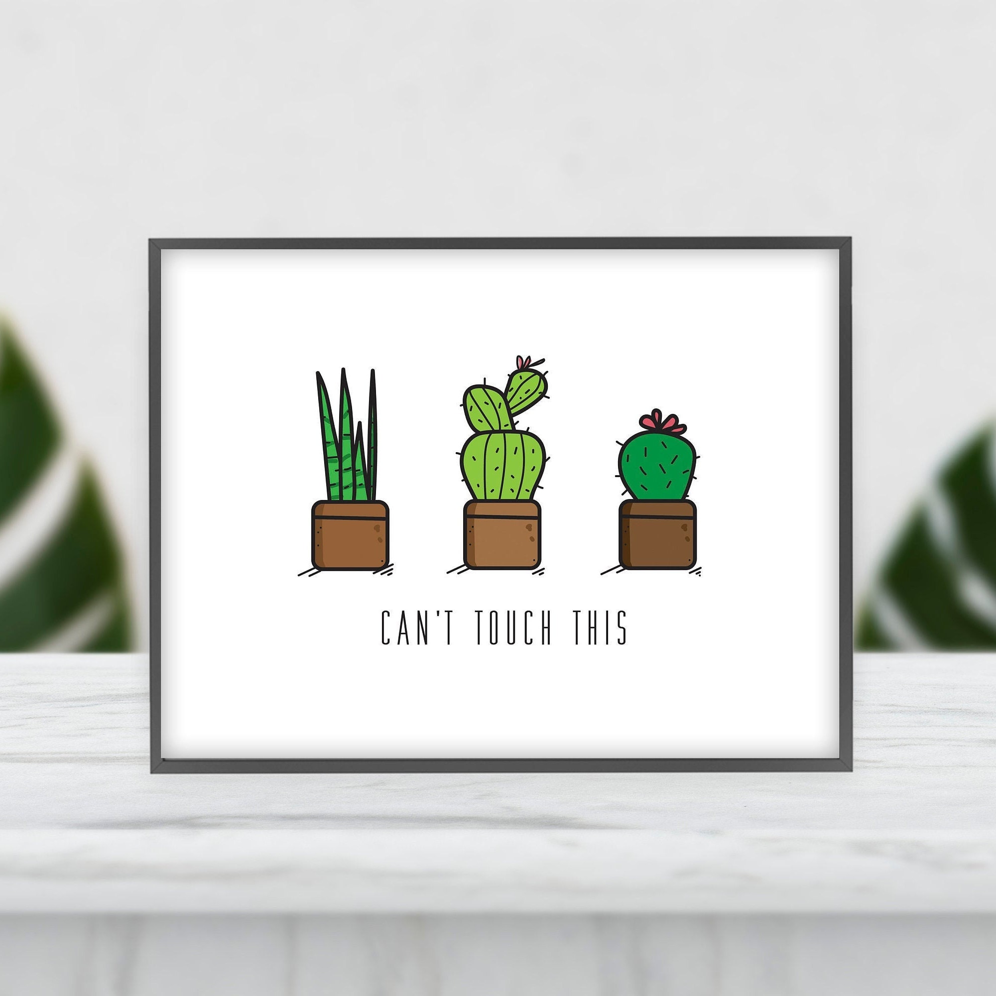 Cute Cactus Quotes | Print | Home Decor, Funny, Plant Lovers Gift ...
