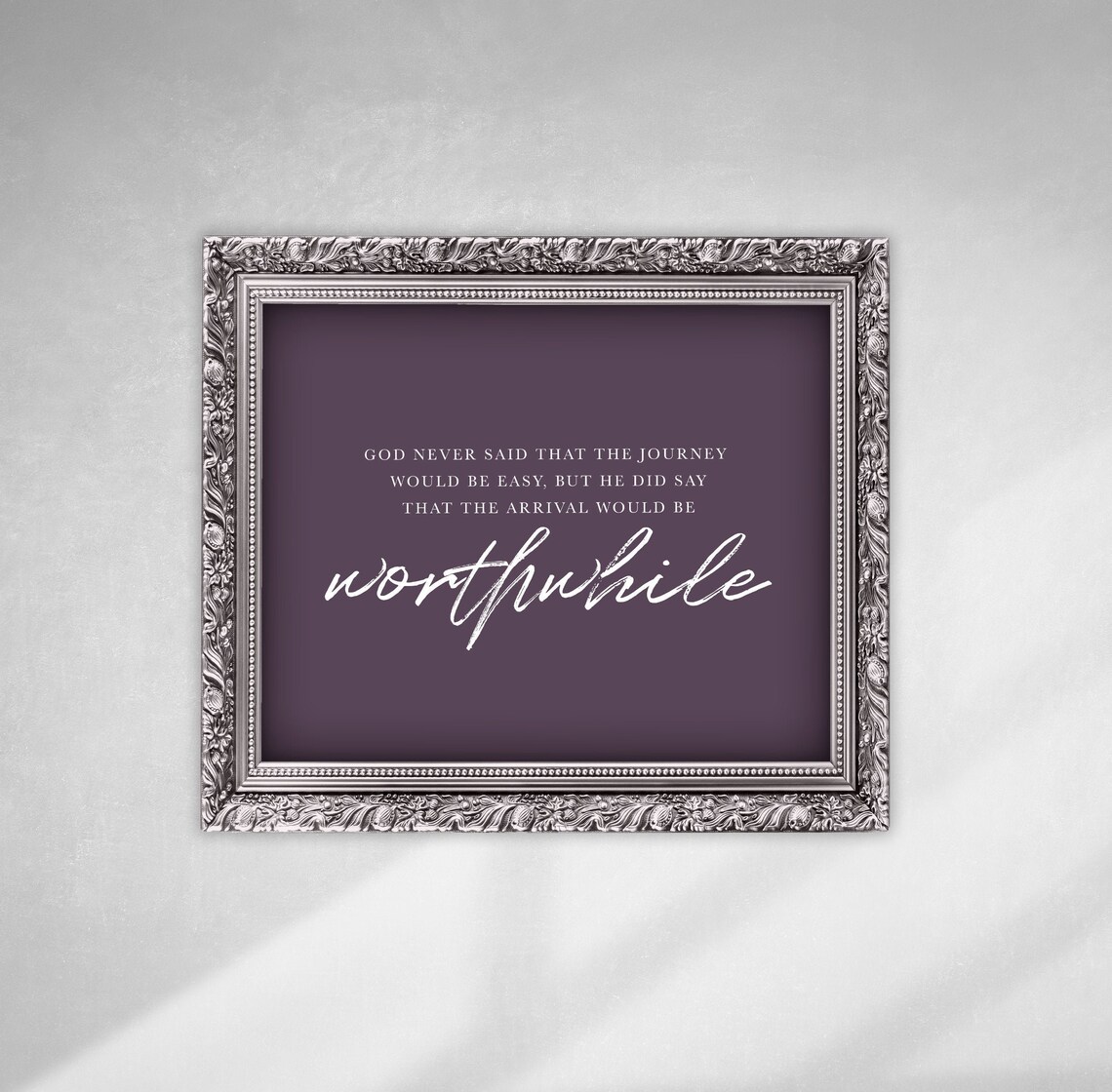 Max Lucado Quote | Arrival Would Be Worthwhile | Print | Wall Art ...