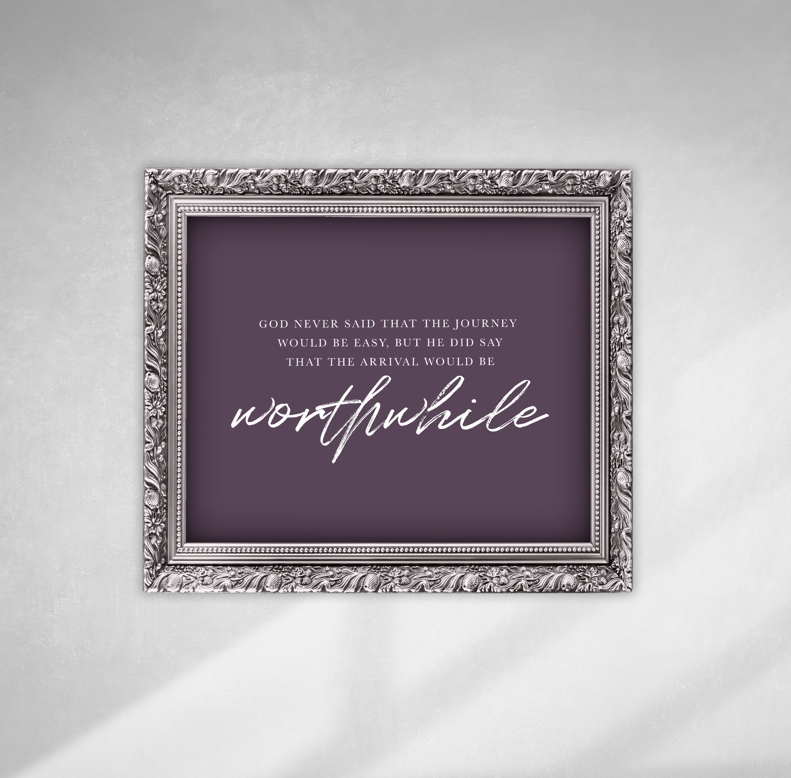 Max Lucado Quote | Arrival Would Be Worthwhile | Print | Wall Art ...