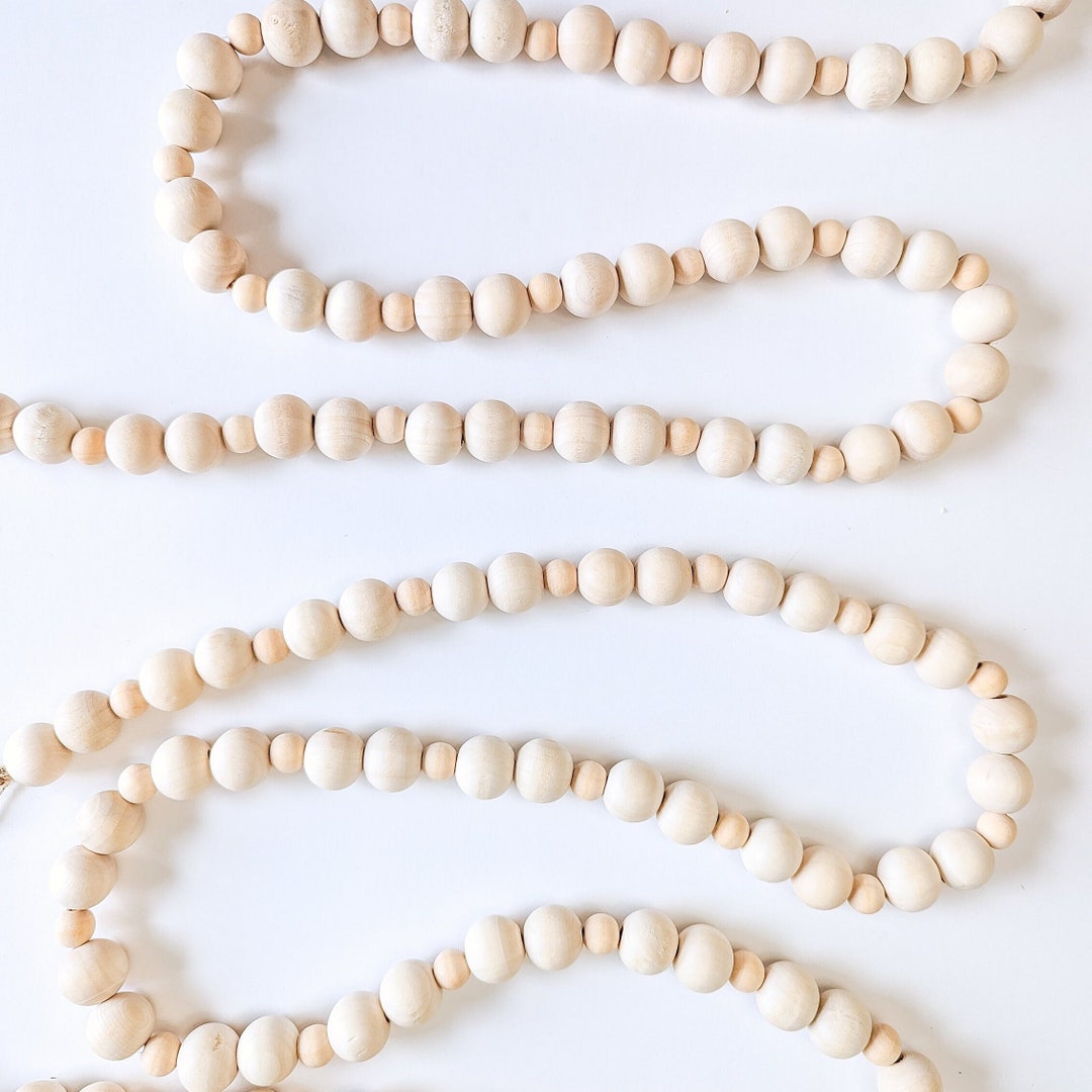Neutral Plain Bead Strand Base - Interchangeable Garland | Customize ...