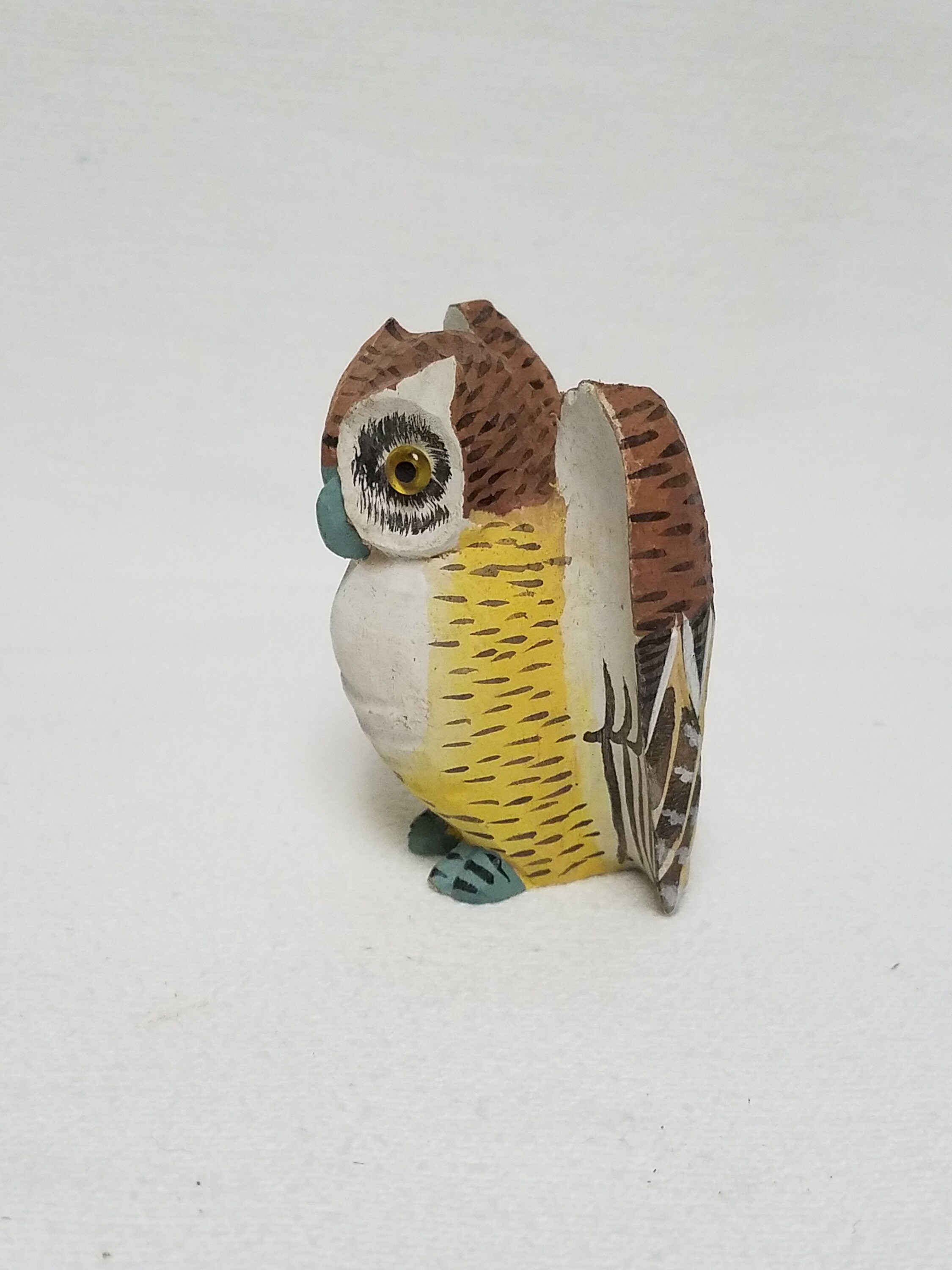 Hand Carved Hand Painted Owls - Etsy