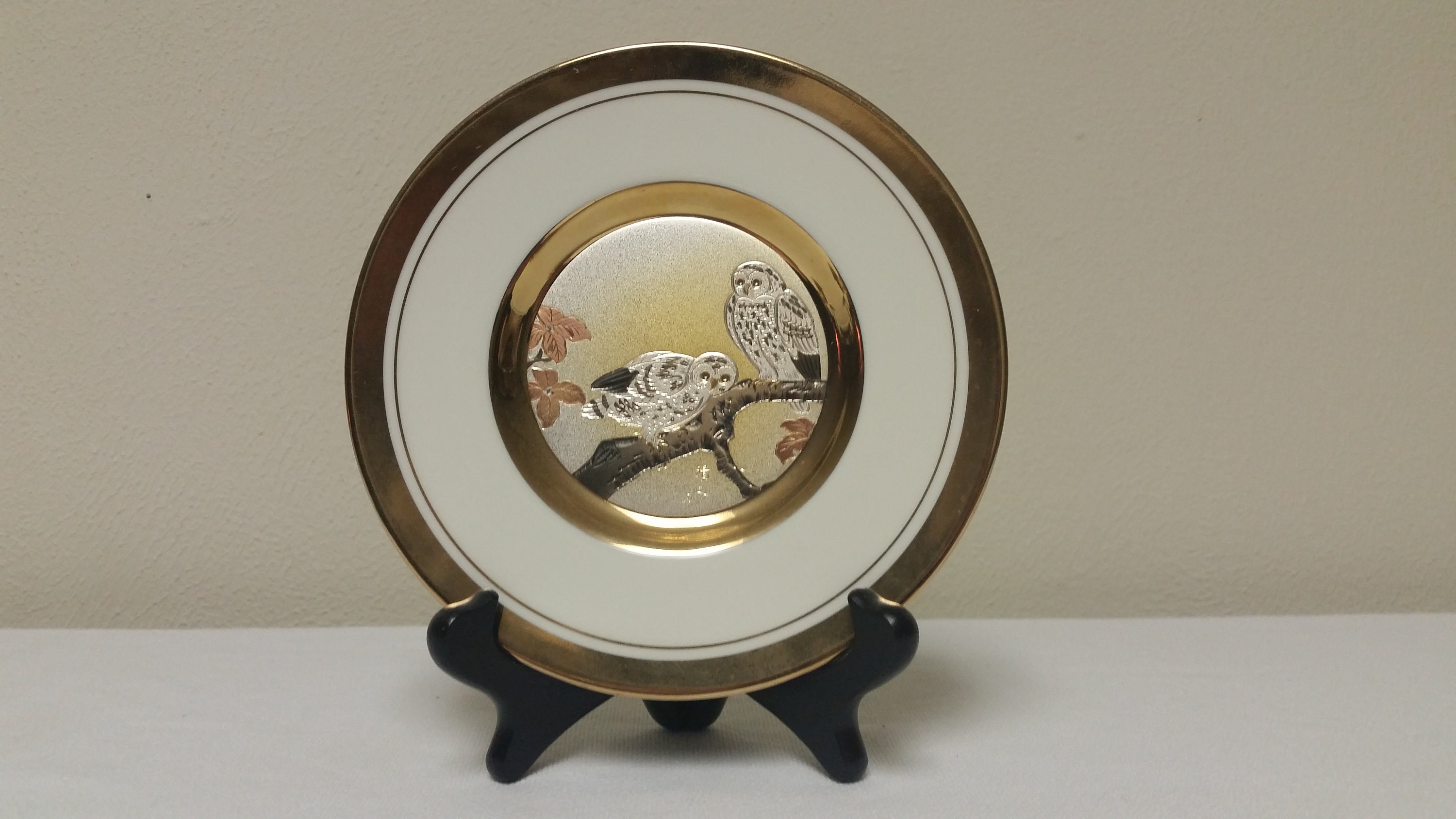 Collection of Two Owl Plates - Etsy