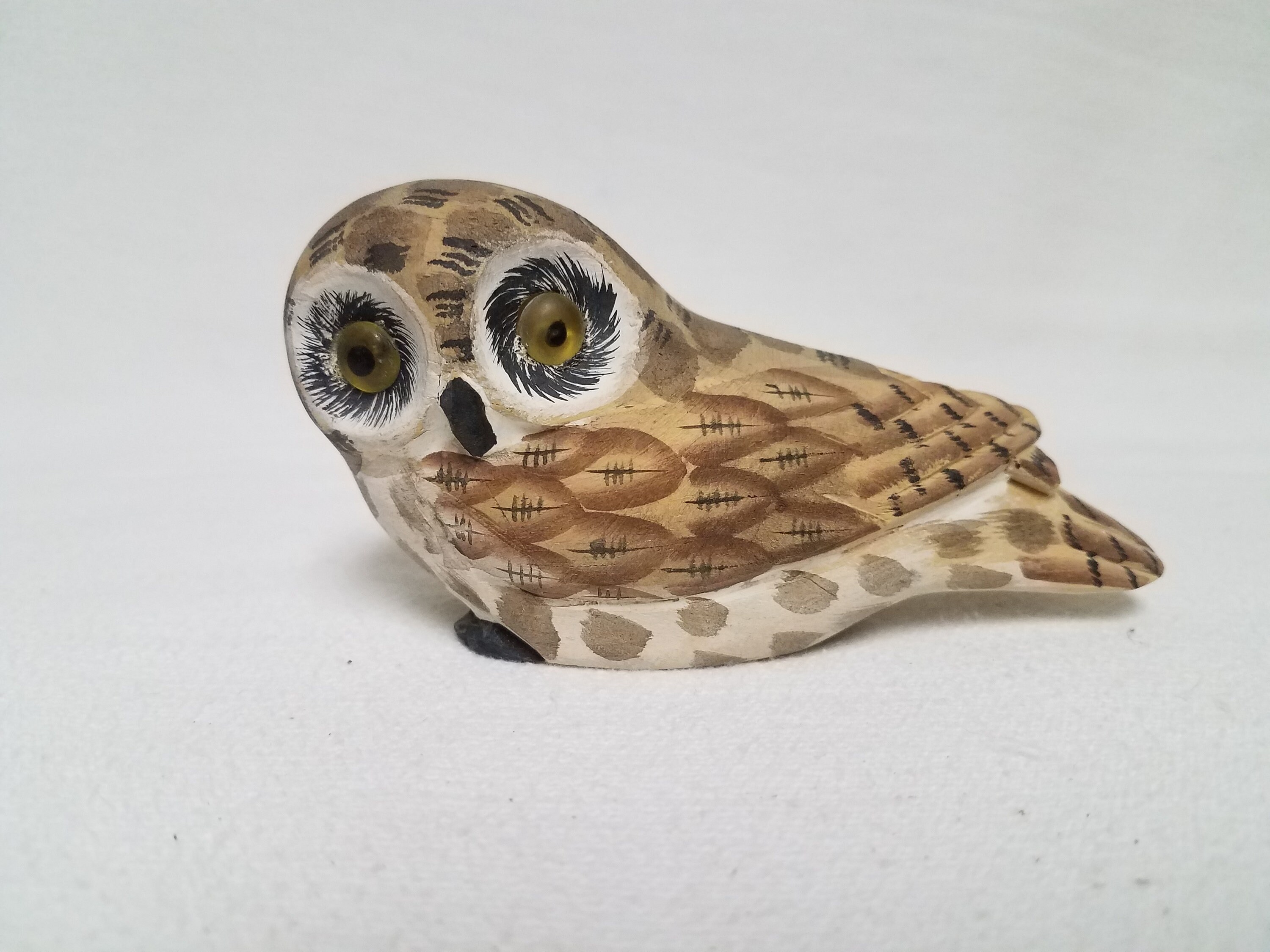 Hand Carved Hand Painted Owls - Etsy
