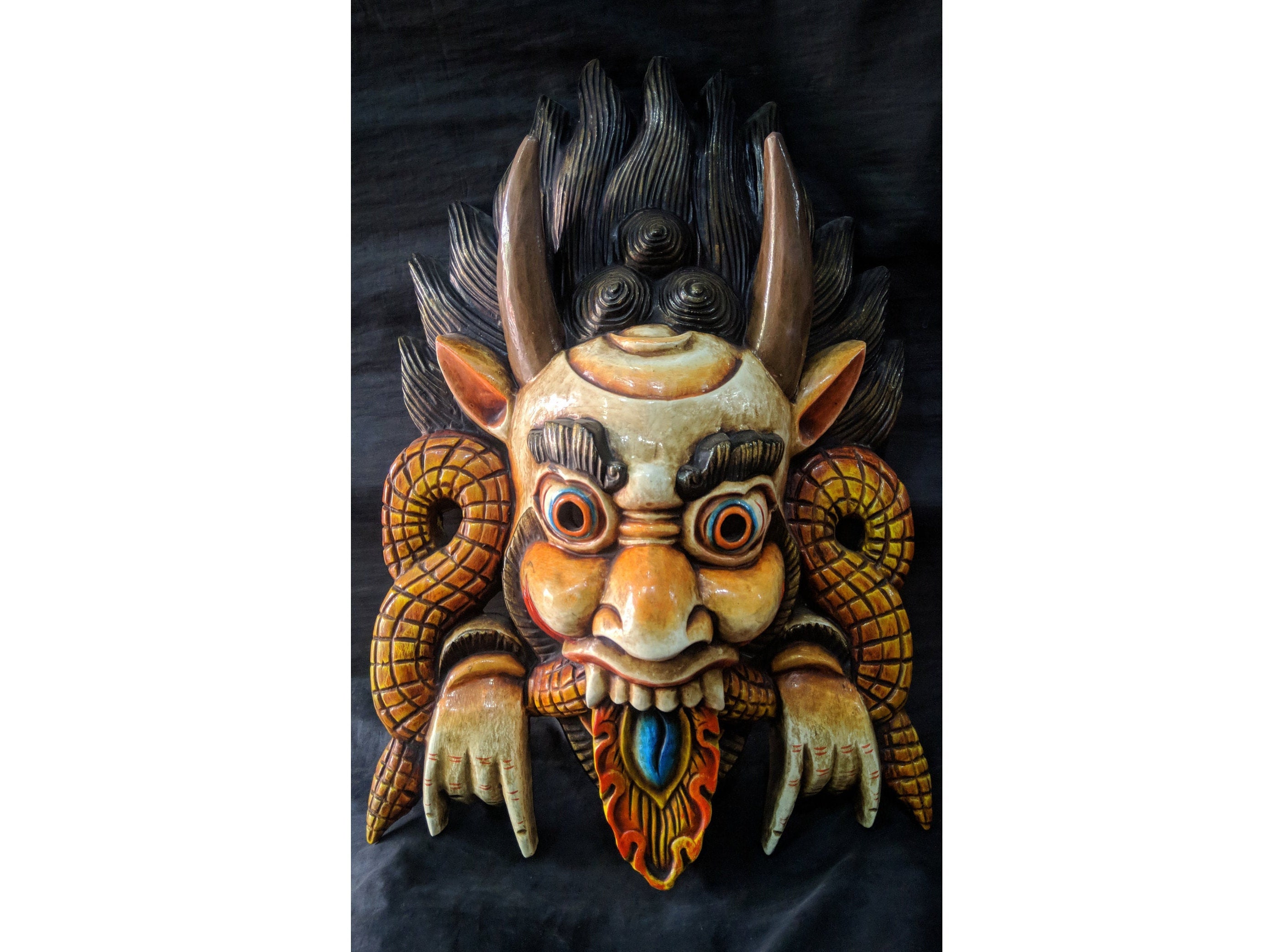 Kirtimukha Cheppu Mask - Etsy