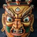 Huge Gold Mahakala Mask - Etsy