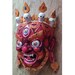 Red Mahakala Real Tibetan Cham Lama Dance Mask - Etsy