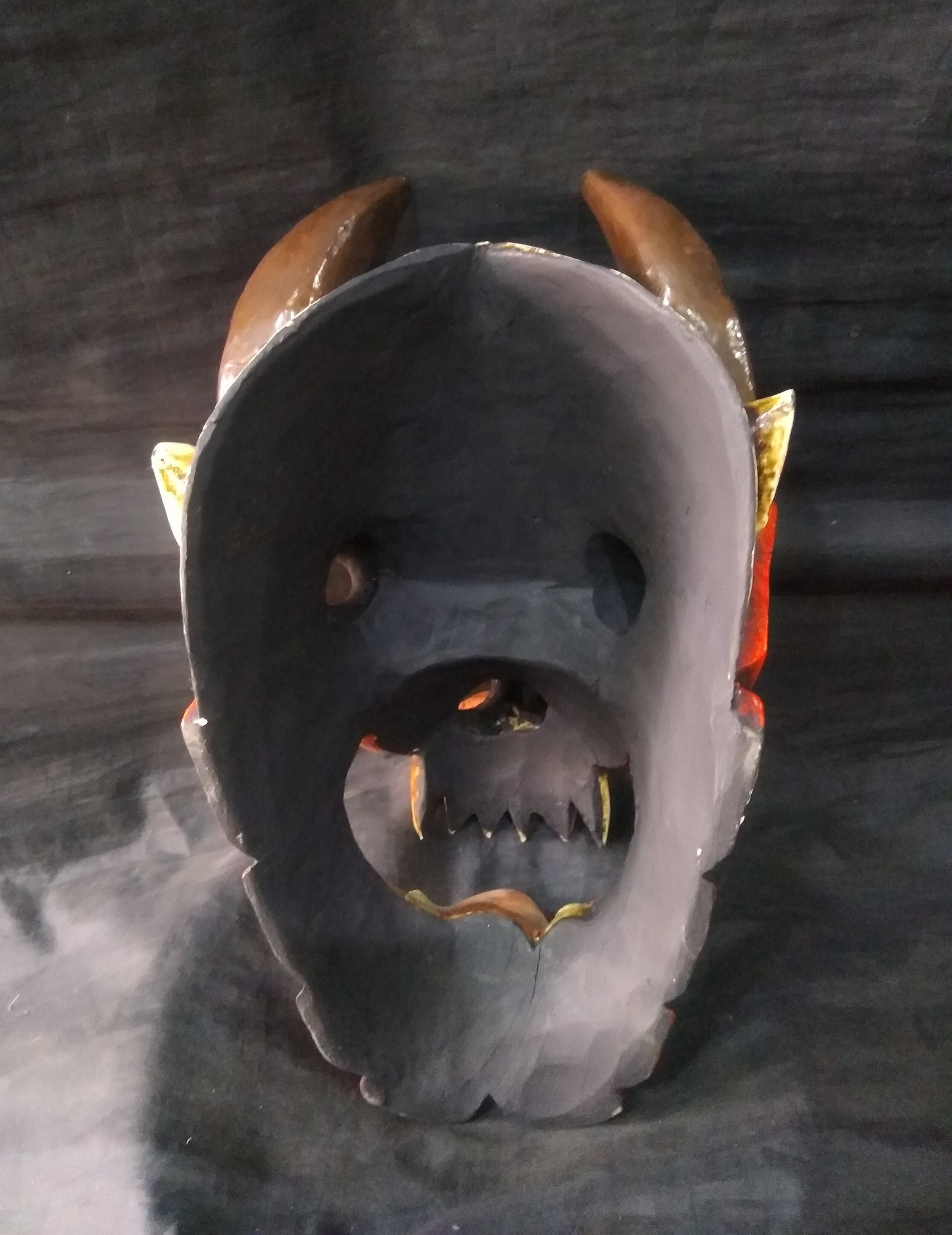 Large Red Dragon Mask - Etsy