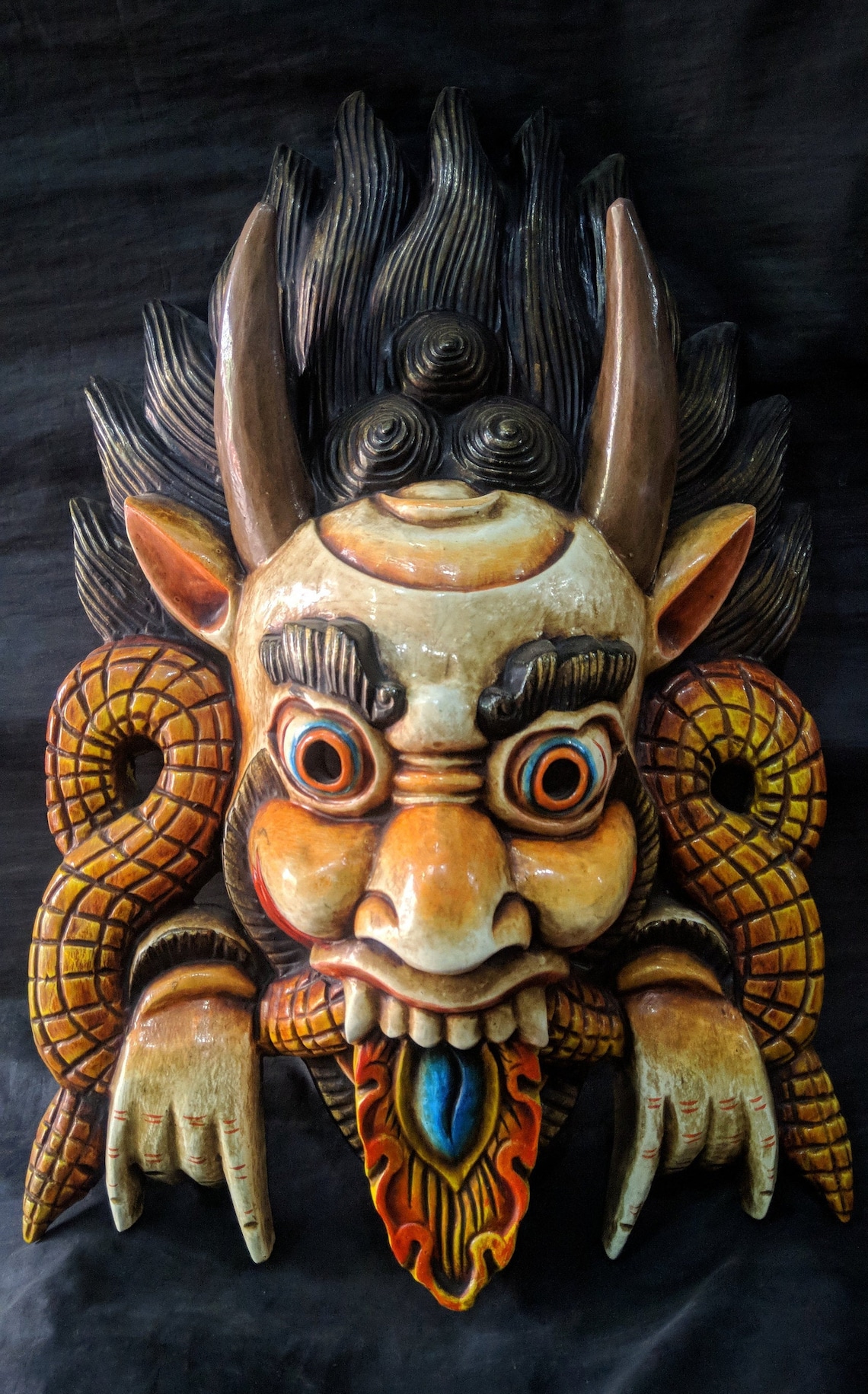 Kirtimukha Cheppu Mask - Etsy