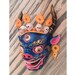 Blue Yamantaka Real Tibetan Cham Lama Dance Mask - Etsy