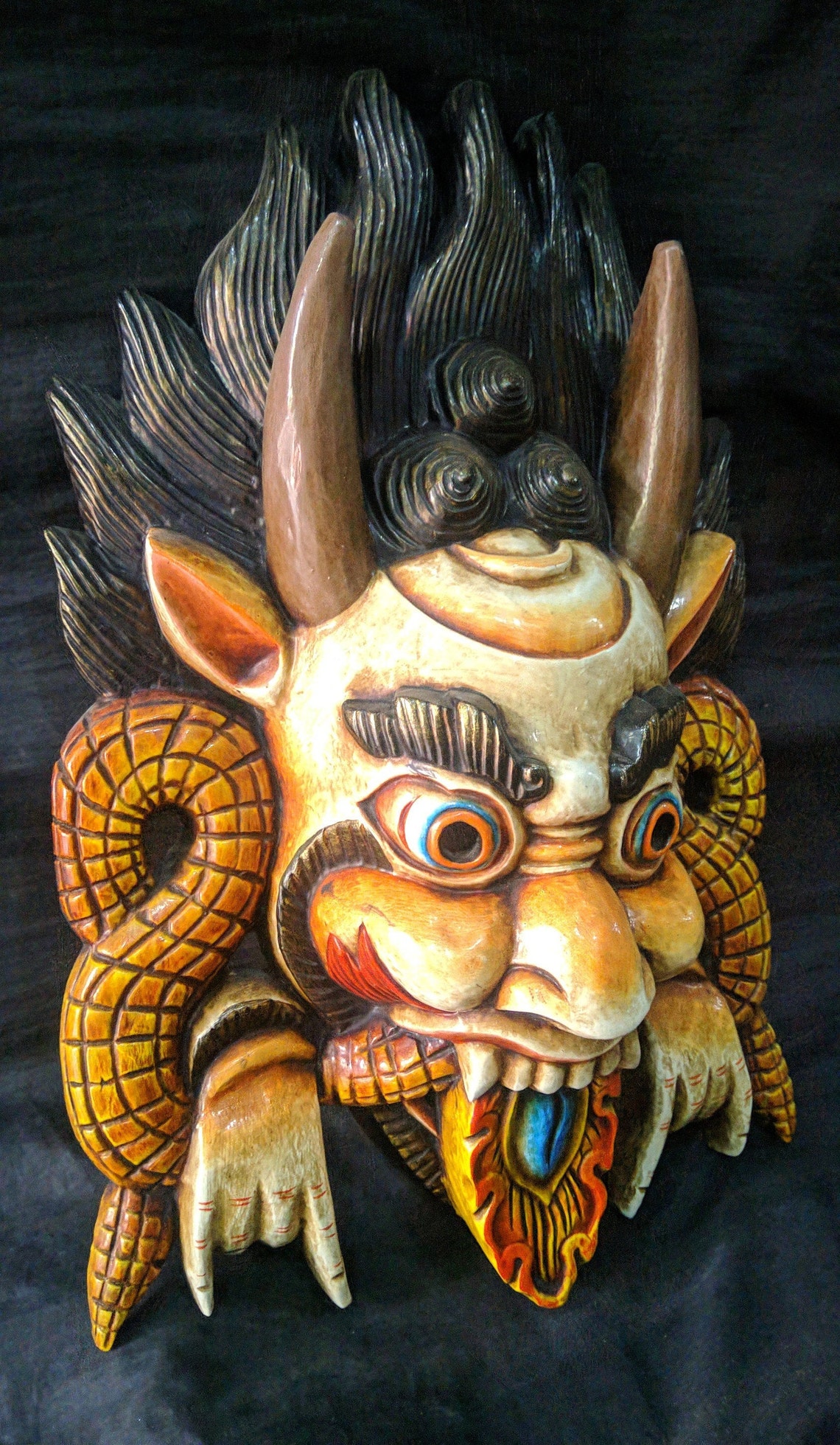 Kirtimukha Cheppu Mask - Etsy