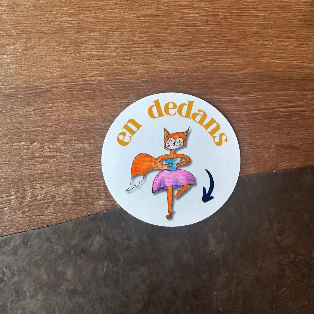 63 En Dedans Ballet Stickers 1 Inch Stickers - Etsy
