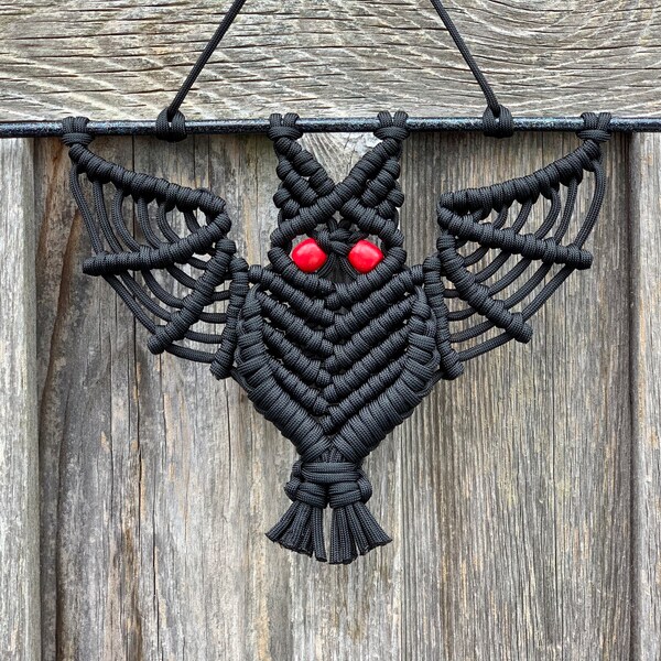 Macrame Bat - Etsy
