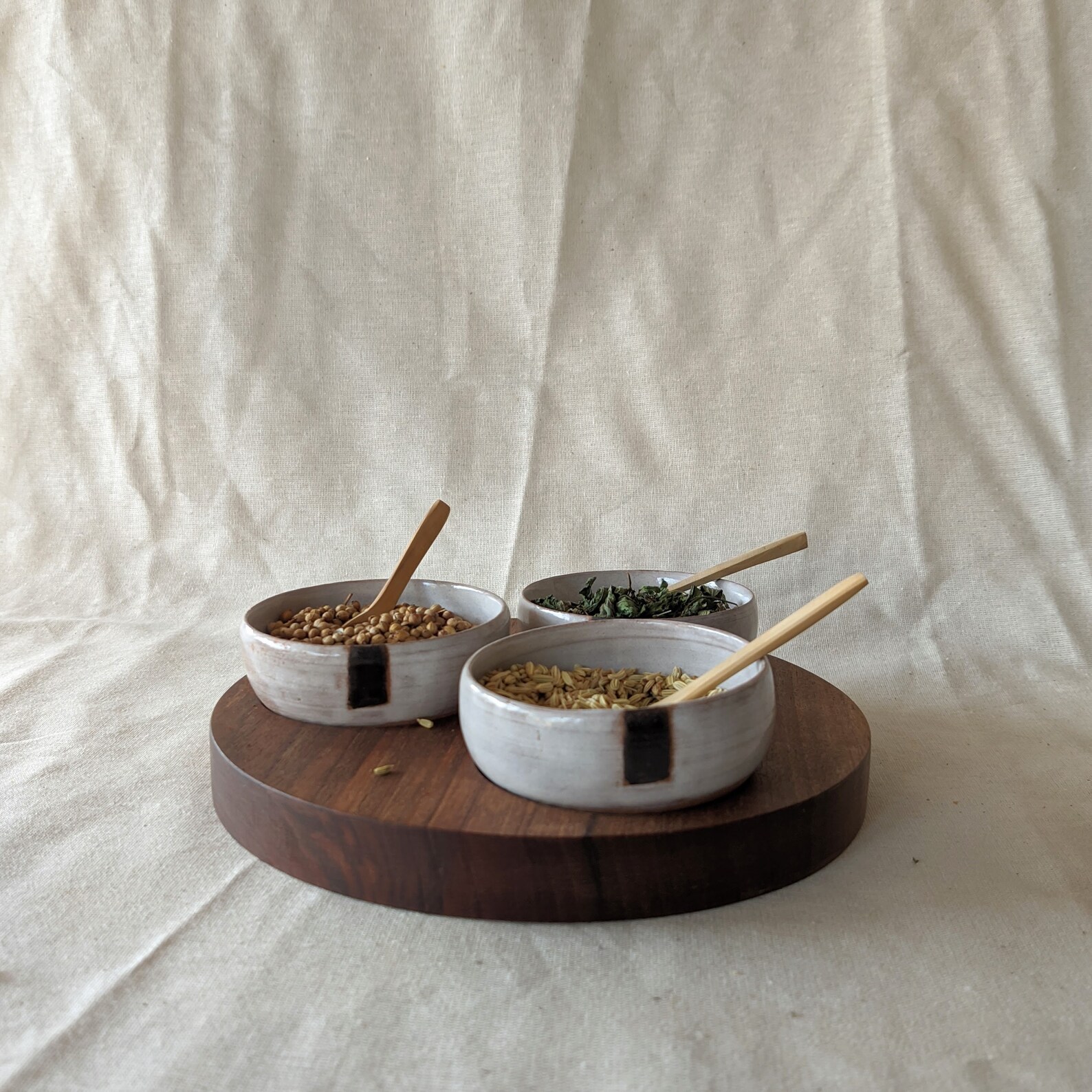 Ceramic Spice Container Set - Etsy