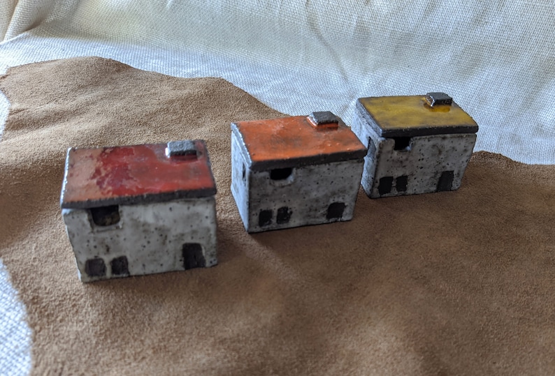 Ceramic Spice Containers Cruet Set House-shaped Spice Jars - Etsy