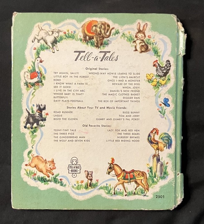 The Three Little Pigs Vintage Tell-a-tale Whitman Book Vintage 1954 ...