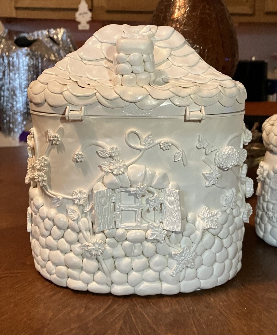 Handmade Clay Cottage/container One-of-a-kind - Etsy