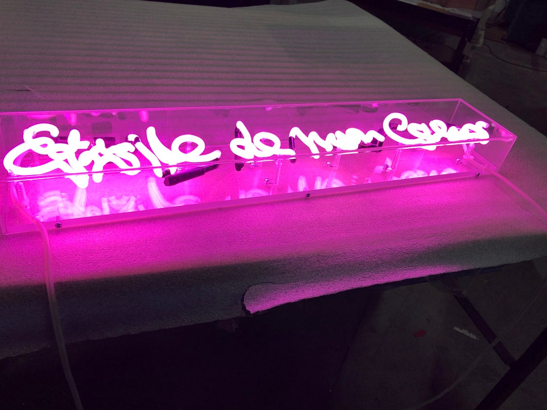 Neon Star in My Heart - Etsy