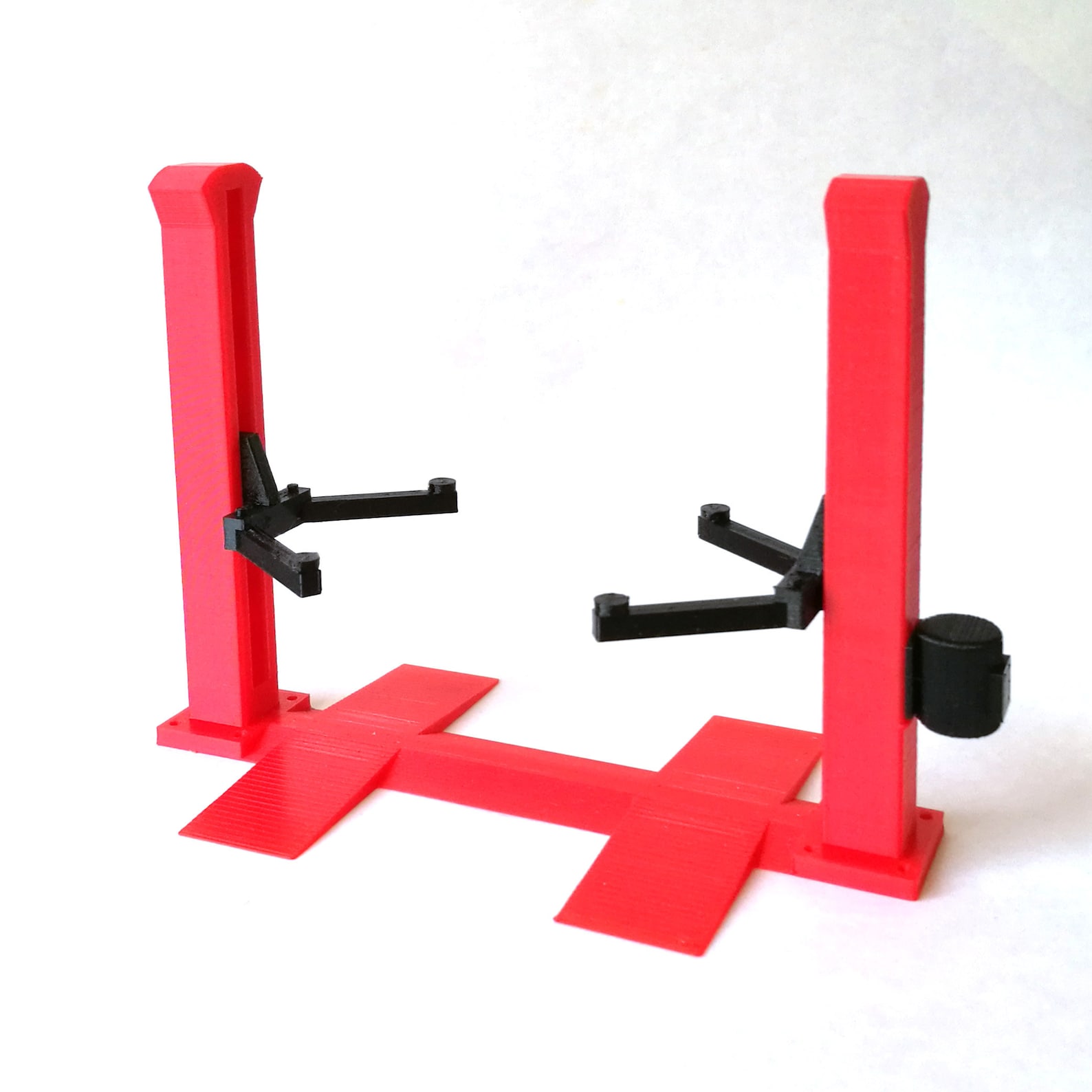 Miniature Model 2 Post Car Lift 1/43rd , 1/24th Scale Adjustable Height ...