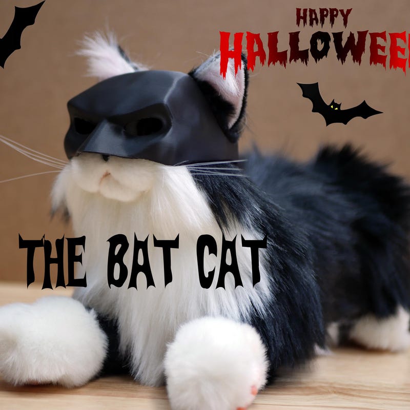 Bat Mask for Cat - Etsy