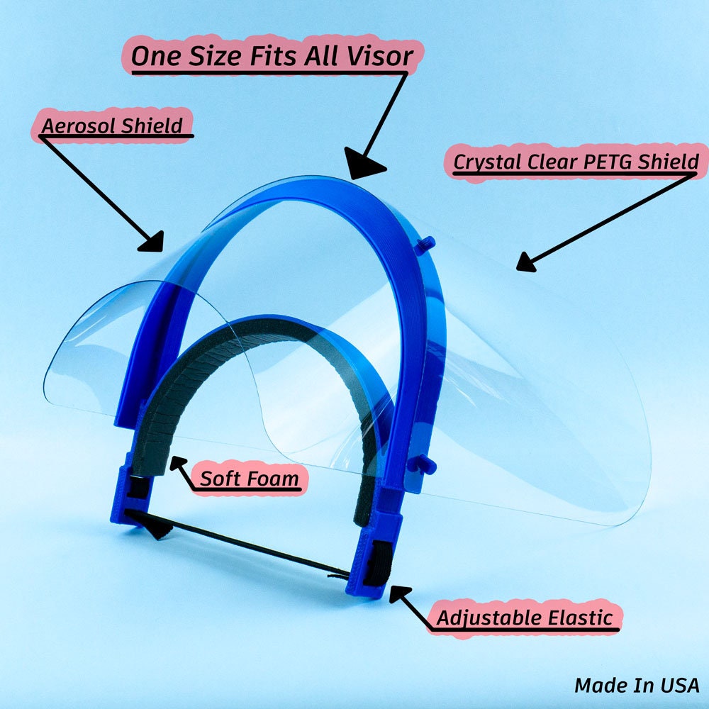 Black Face Shield Anti Fogging Full Cover/aerosol Shield - Etsy