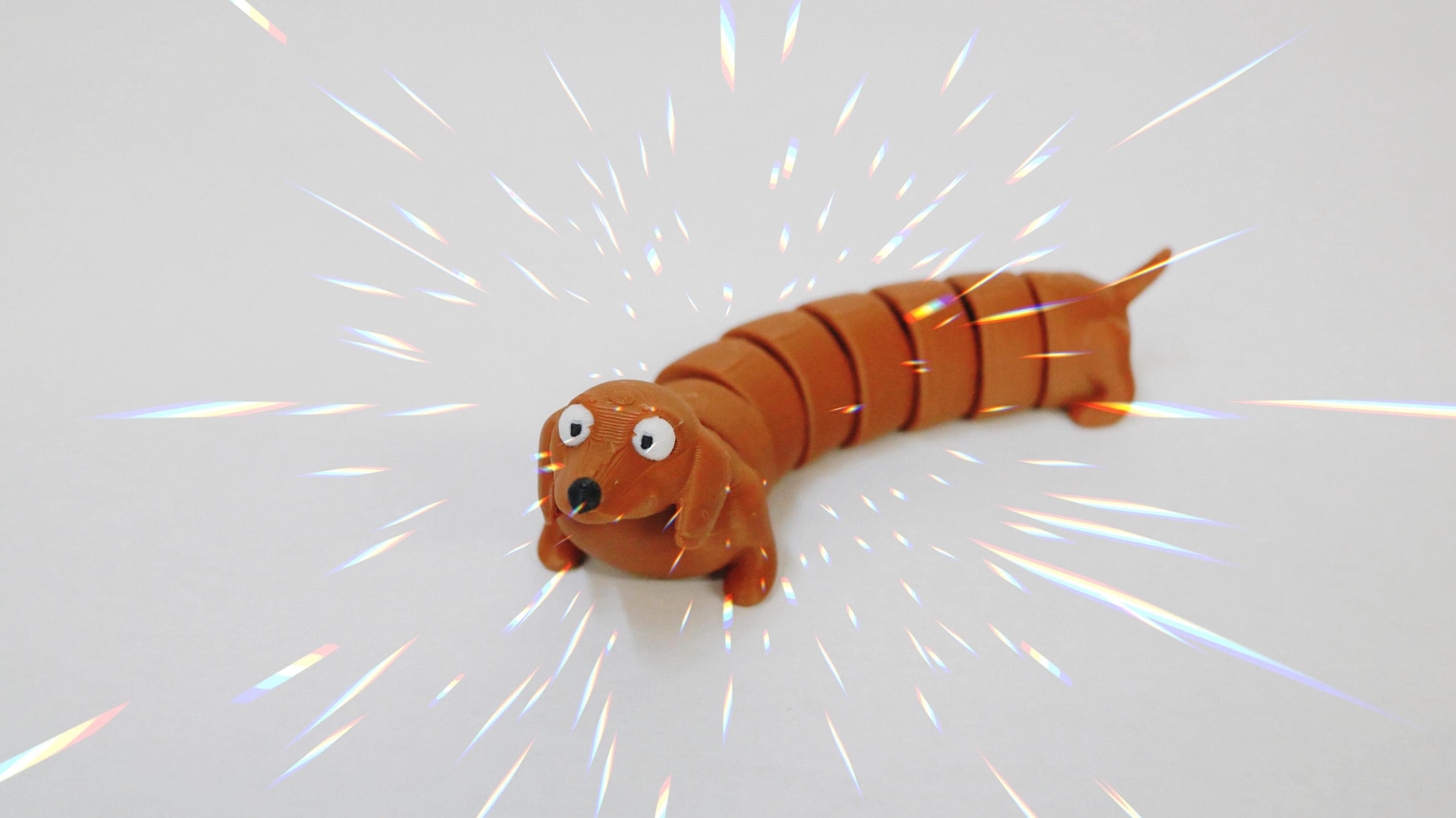 Dachshund Fidget Toy, 3D Printed Wiener Dog, Desk Toy - Etsy