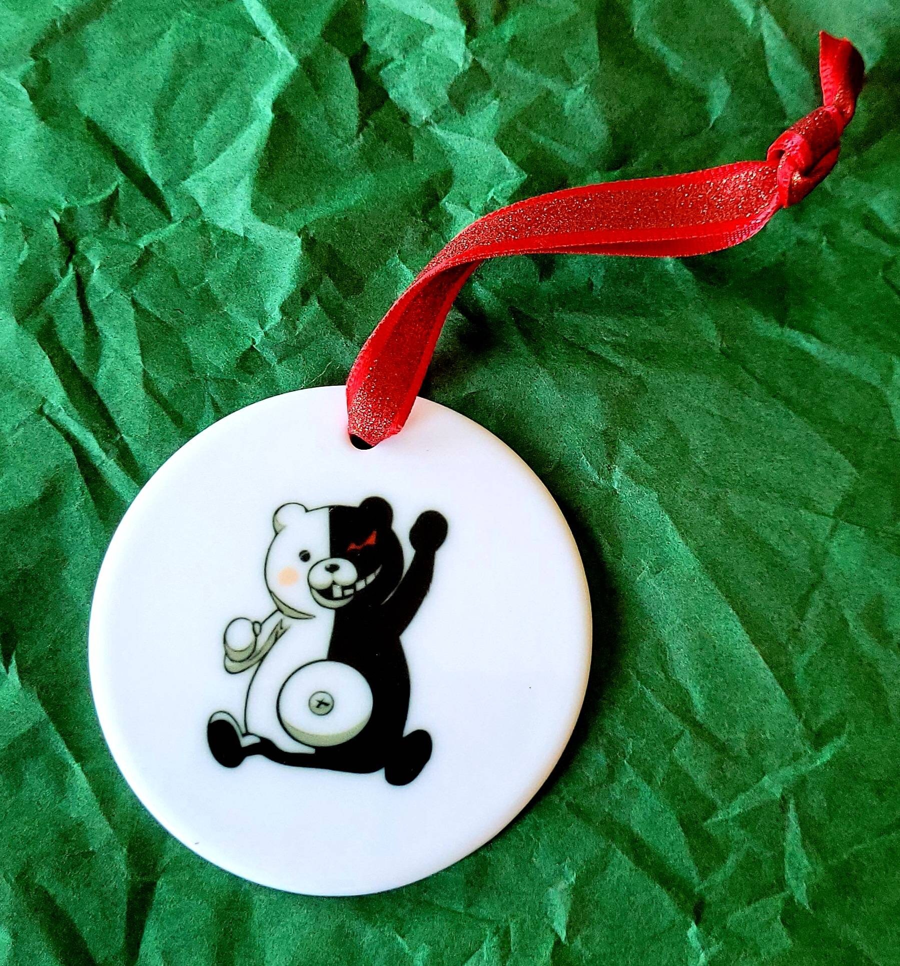 Danganronpa Monokuma Anime Inspired Christmas Ornament FREE | Etsy