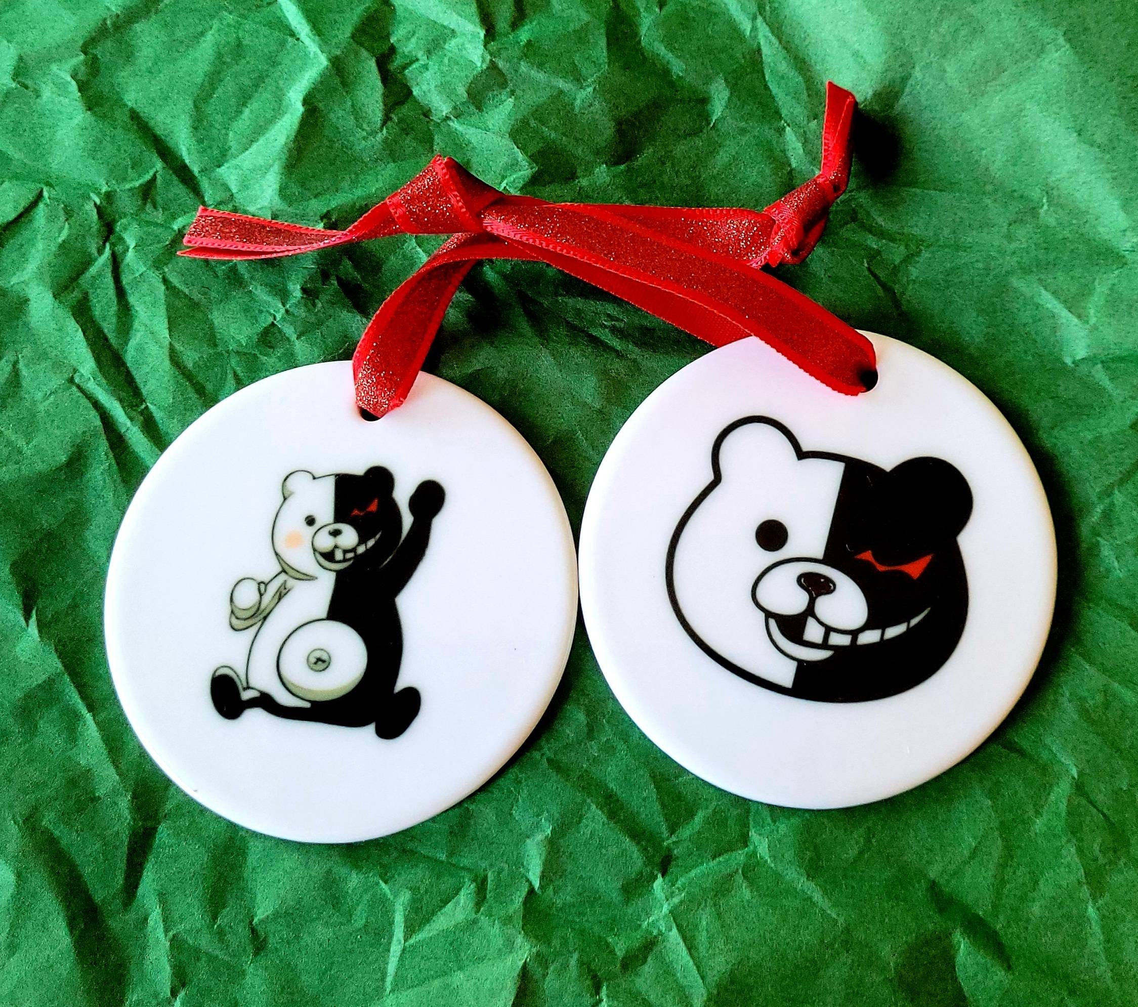 Danganronpa Monokuma Anime Inspired Christmas Ornament FREE | Etsy