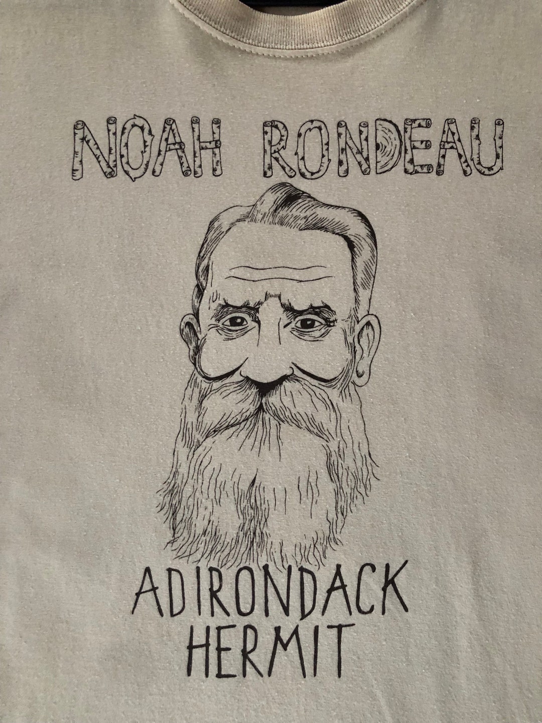 Noah Rondeau, the Adirondack Hermit - T-shirt - Etsy