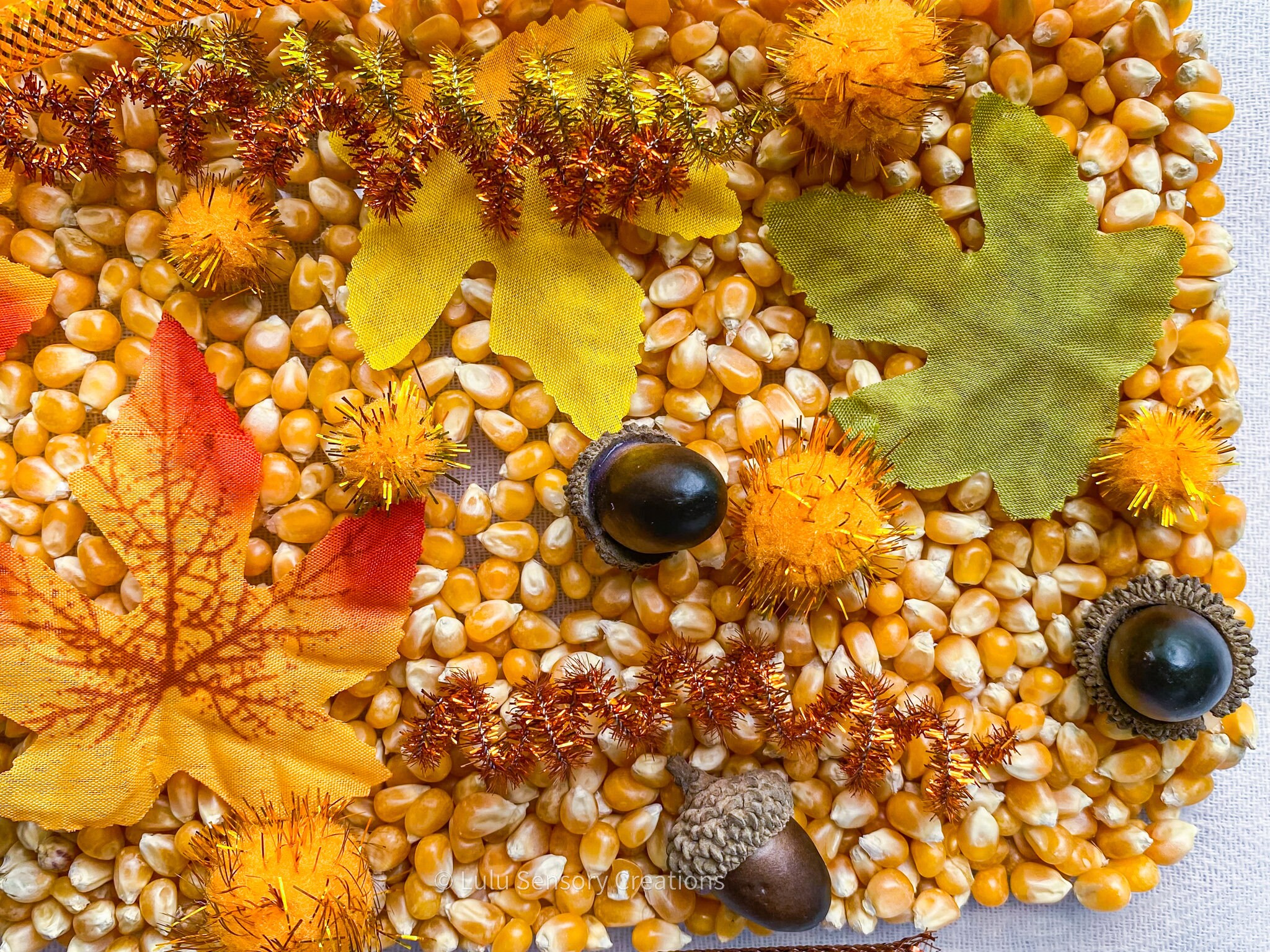 Fall Sensory Kit Autumn Sensory Bin Fine Motor Play Kit Fall Activity ...