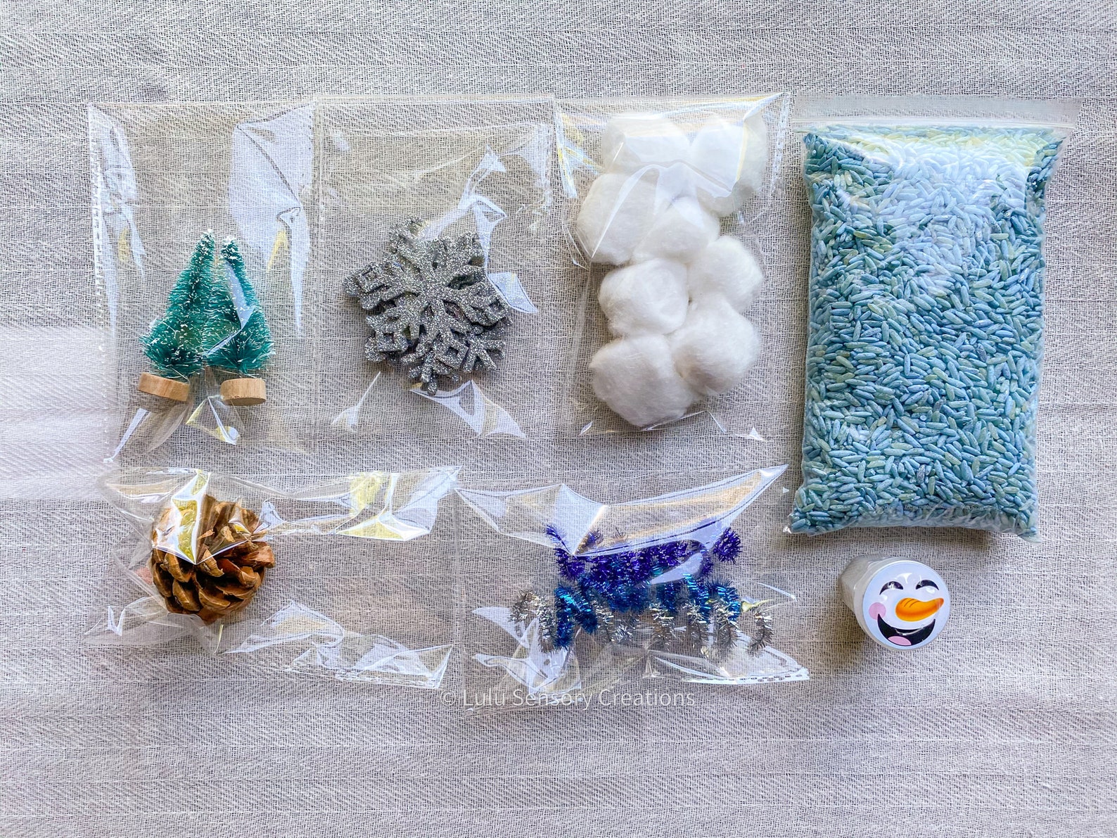 Winter Sensory Kit - Winter Busy Box - Christmas Sensory Bin - Gift for ...