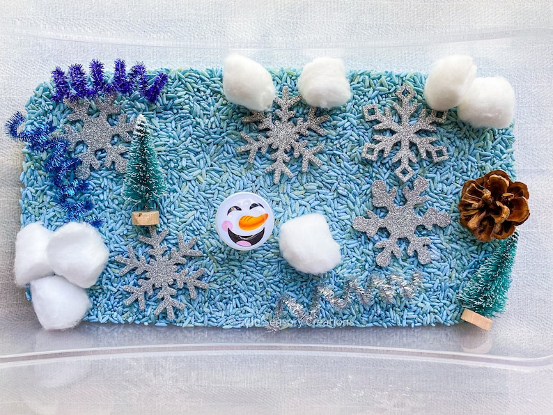 Winter Sensory Kit - Winter Busy Box - Christmas Sensory Bin - Gift for ...