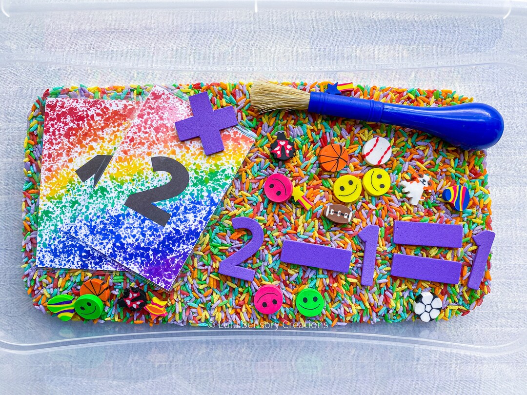 Sensory Number Writing Kit Pre-k Kindergarten Number Practice Busy Box ...