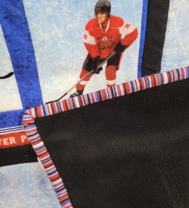Fannel Hockey Lap Quilt - 45" X 61" - Etsy