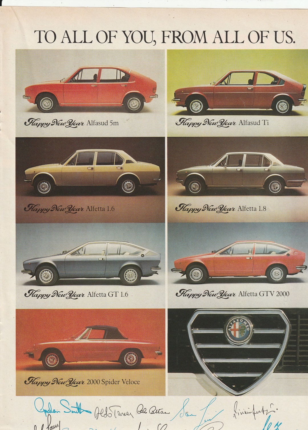 1977 ALFA ROMEO Magazine Advert - Etsy