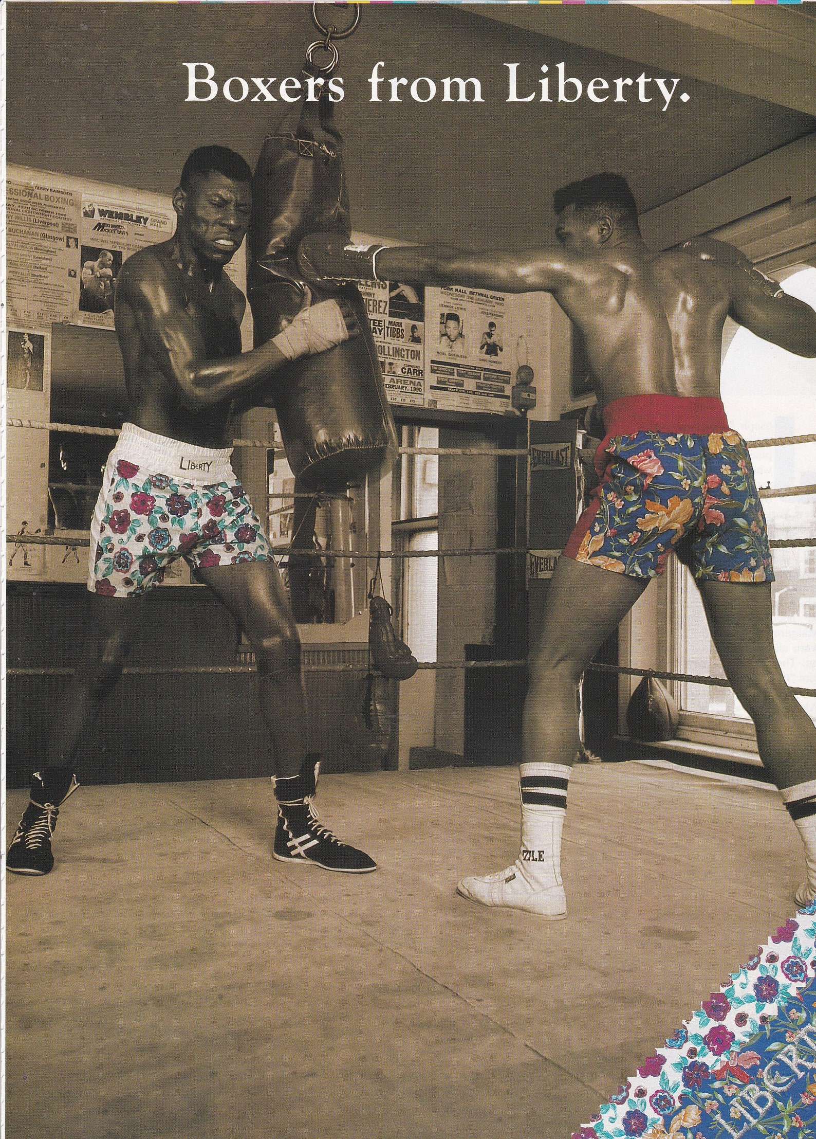 1993 BOXERS FROM LIBERTY Magazine Advert - Etsy