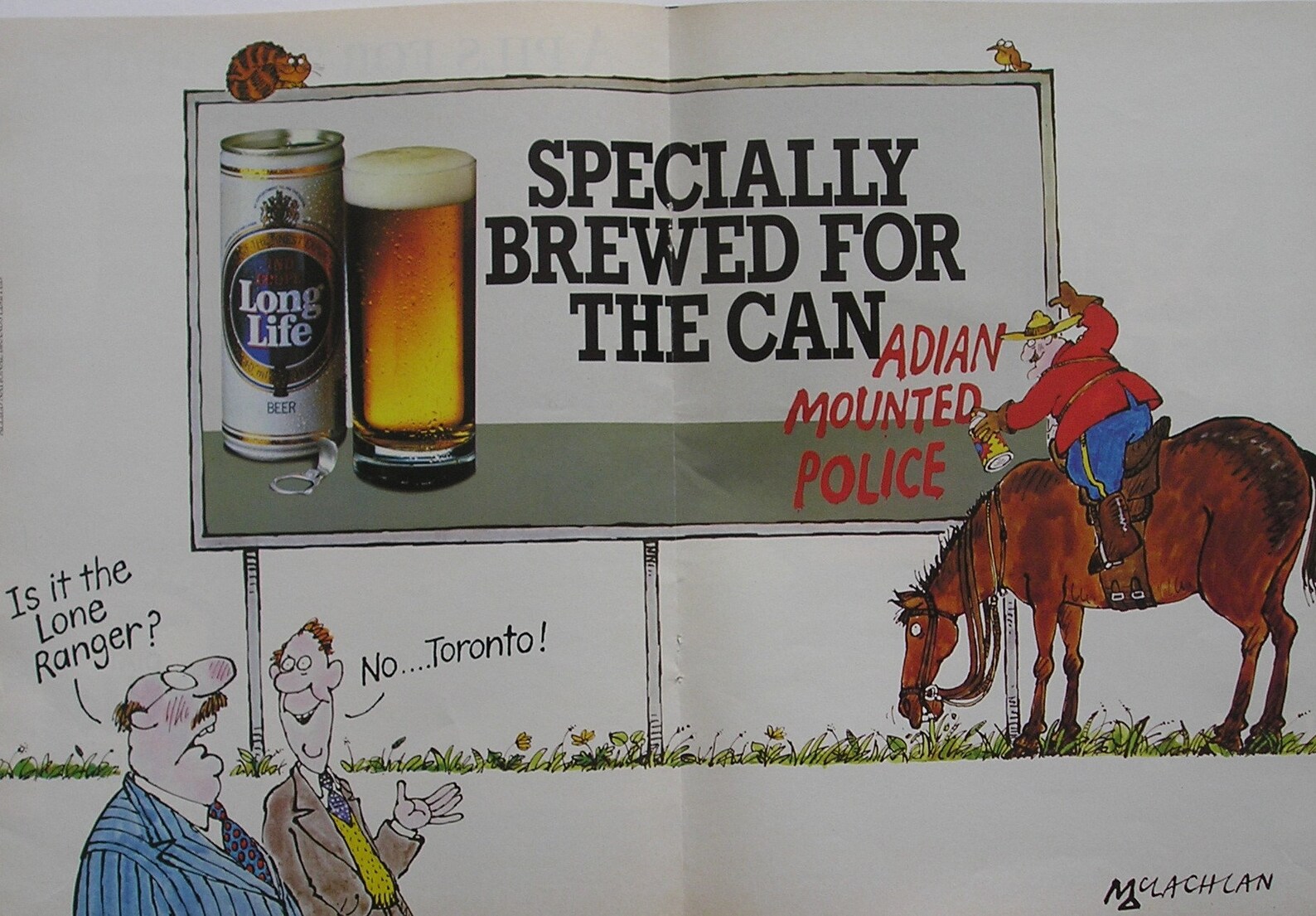 1983 D/page LONG LIFE BEER Magazine Advert - Etsy UK
