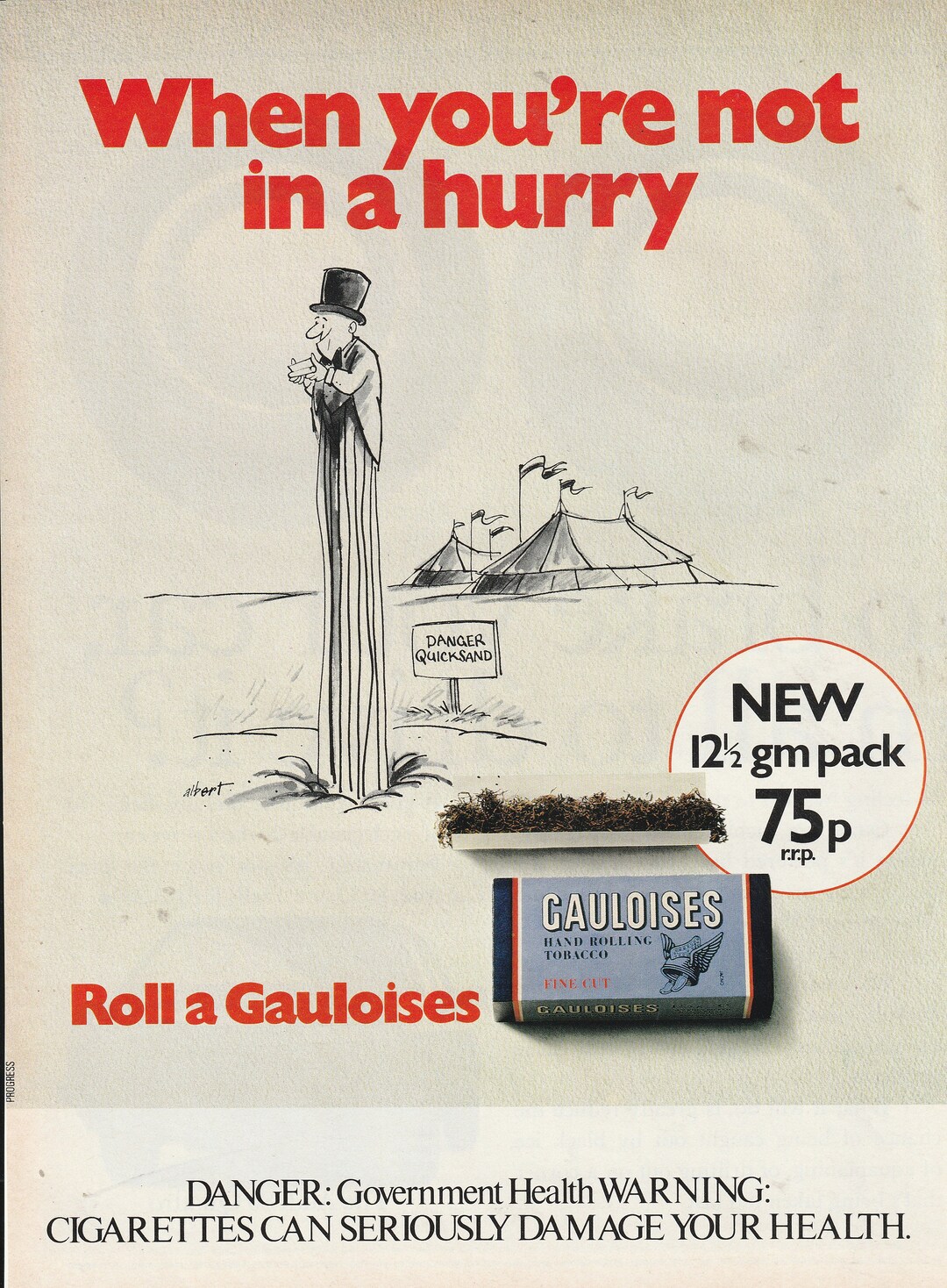 1983 GAULOISES TOBACCO Magazine Advert - Etsy