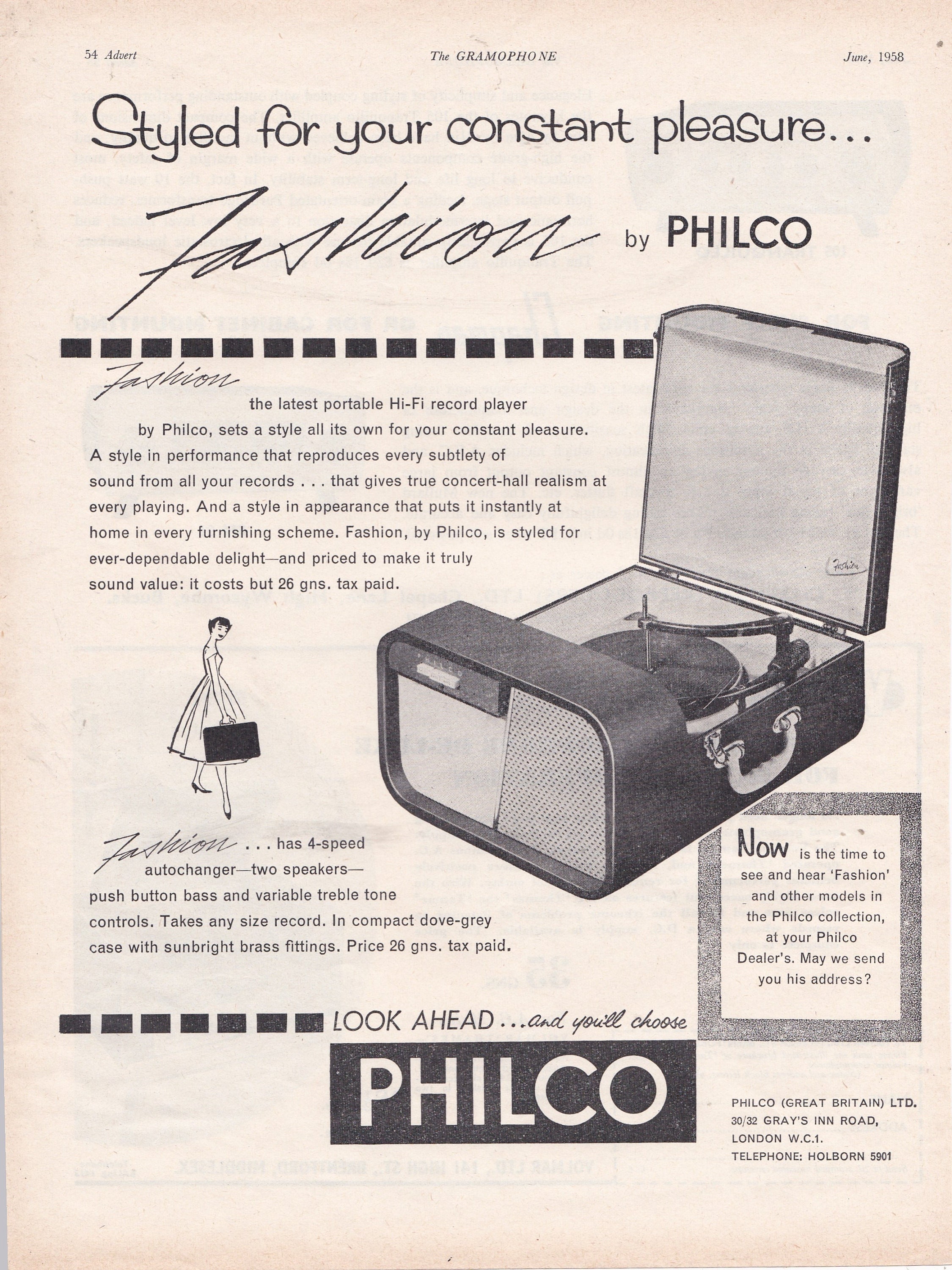 Philco Record Player