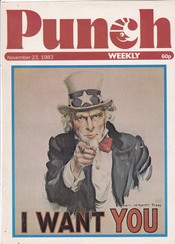 1983 PUNCH MAGAZINE COVER | Etsy