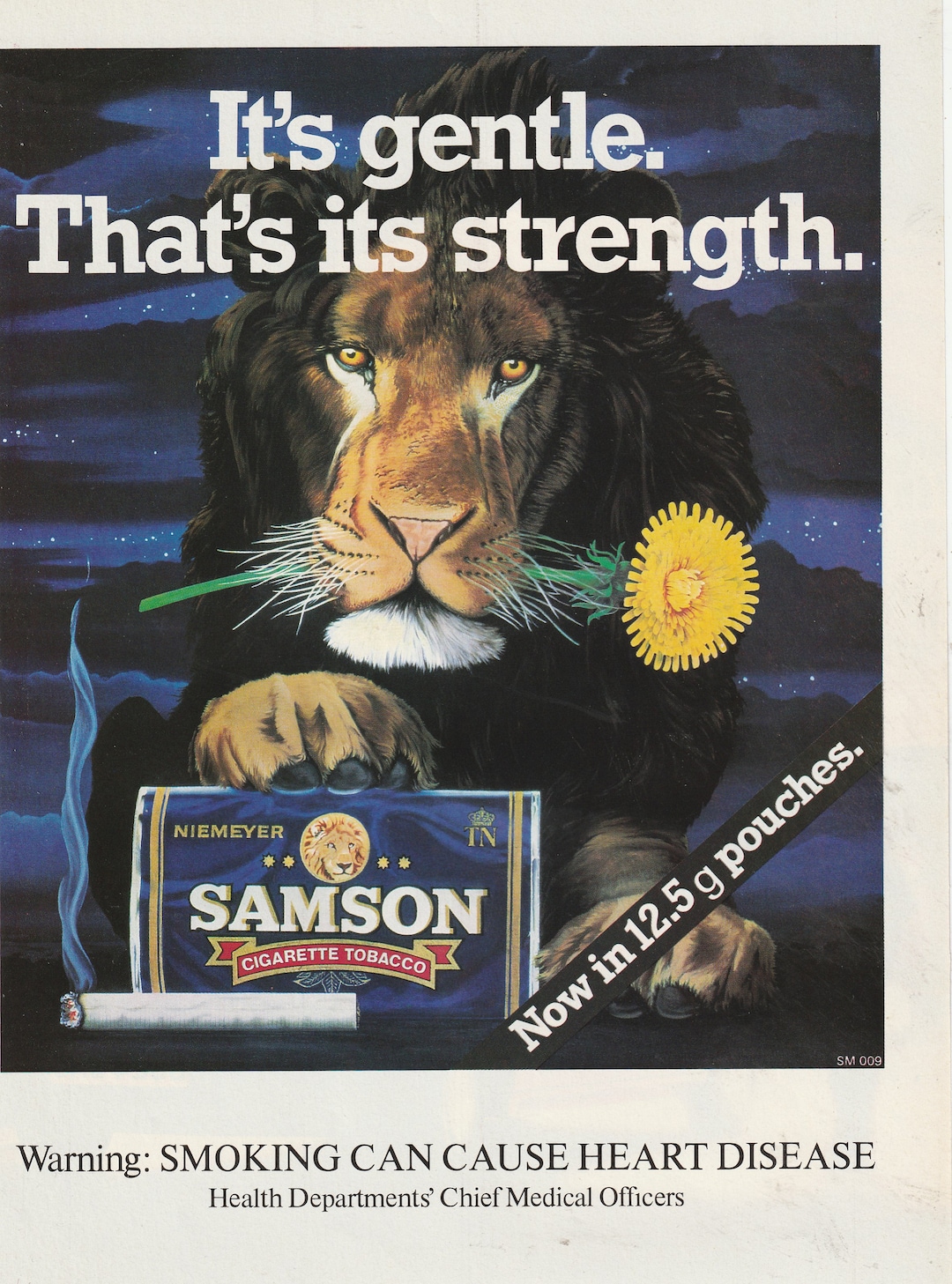 1986 SAMSON CIGARETTE TOBACCO Magazine Advert - Etsy
