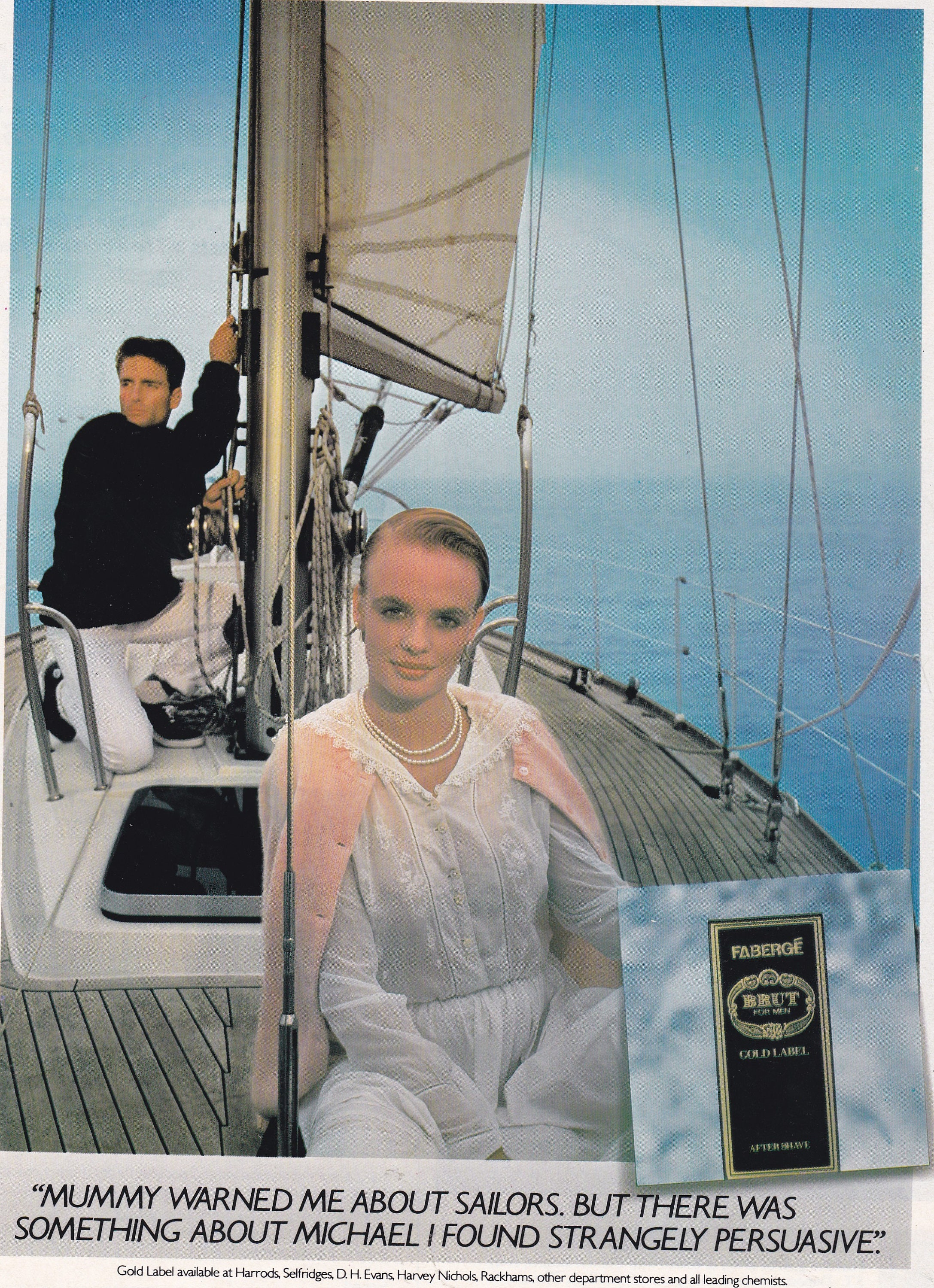 1983 FABERGE BRUT AFTERSHAVE Magazine Advert - Etsy