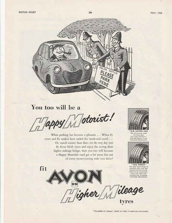 Avon Tyres Advertisements